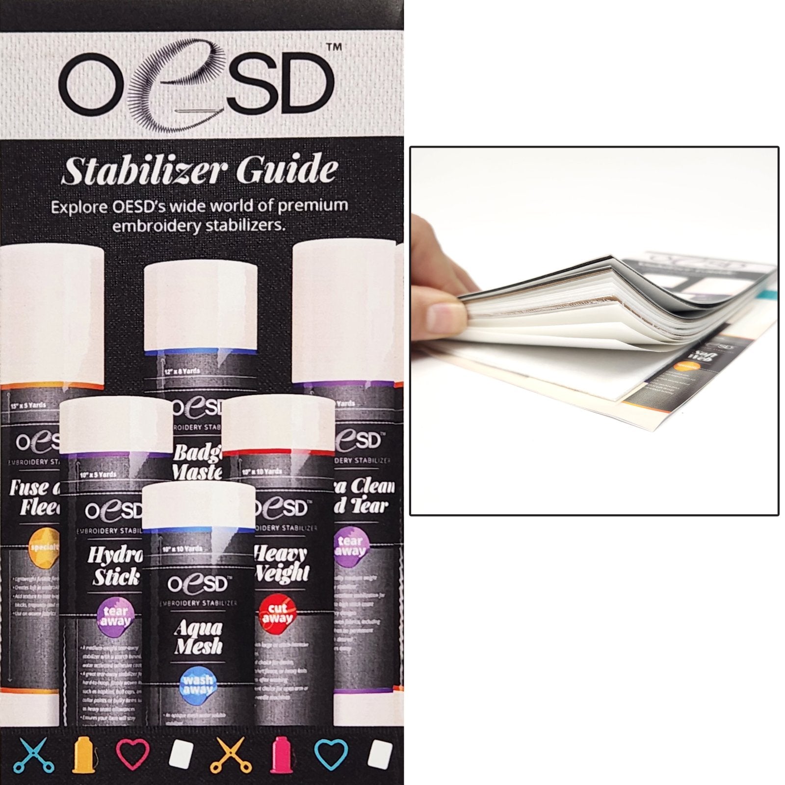 OESD Stabilizer Guide with Samples – Crafty Midwestern Mommy